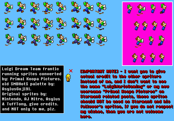 Luigi Dream Team Scared Running Sprite Sheet by PrimalKoopa on DeviantArt Luigi Dream Team Scared Running Sprite Sheet by PrimalKoopa on DeviantArt