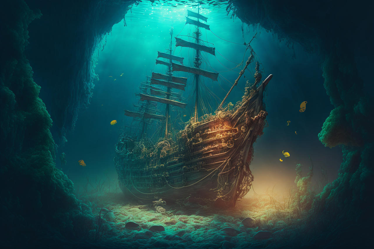 Sunken Ship By Frangovalex On Deviantart