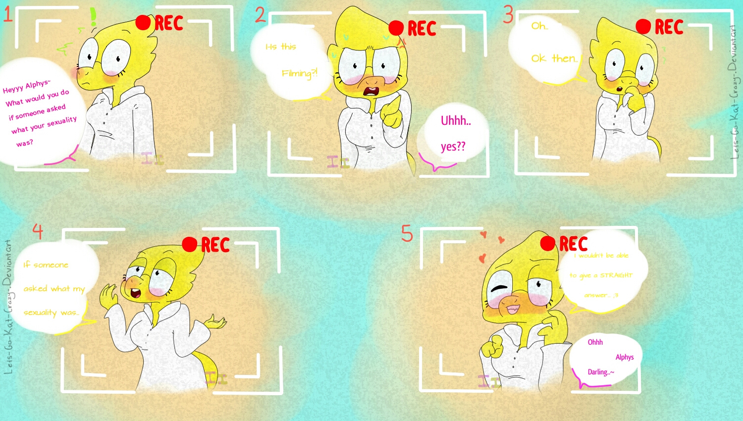 Alphyss Sexuality Undertale Comic By Lets Go Kat Crazy On Deviantart