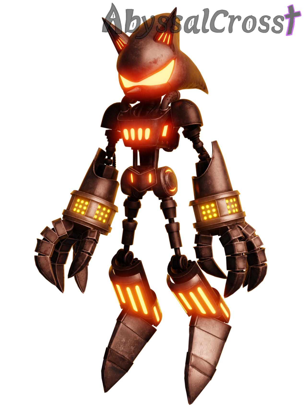 Furnace Metal Sonic Pose 7 By Abyssalcross On Deviantart