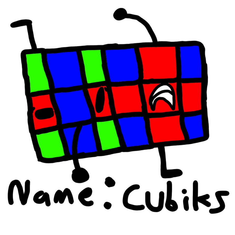 Bfdi Skin Concept Of A Rubiks Cube By Thatonebfdiconcepts On Deviantart