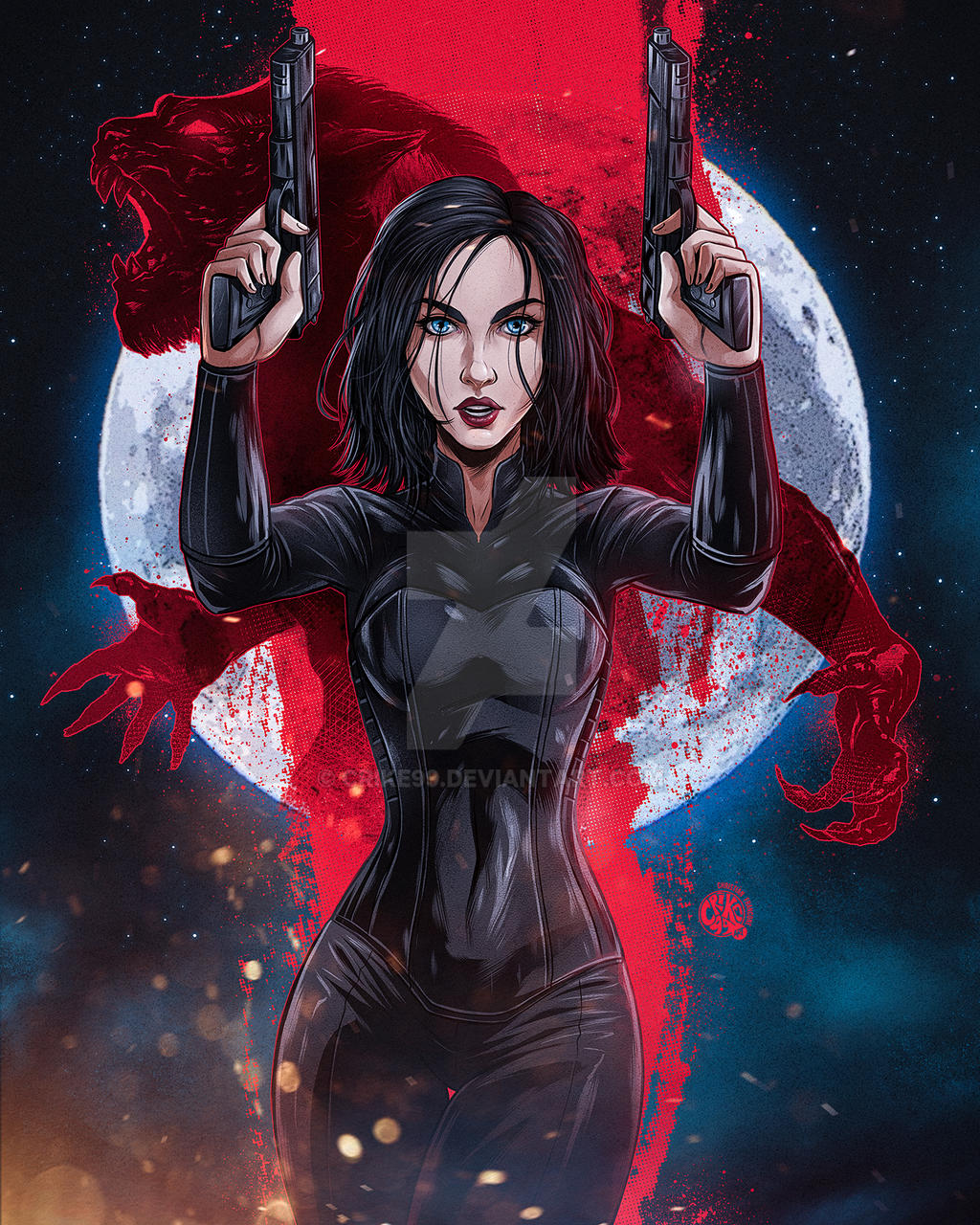 Selene Underworld Fan Art By Crike99 On Deviantart
