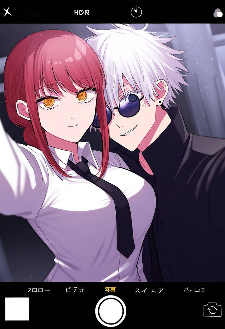 Gojo X Makima Selfie By Gintoai On Deviantart