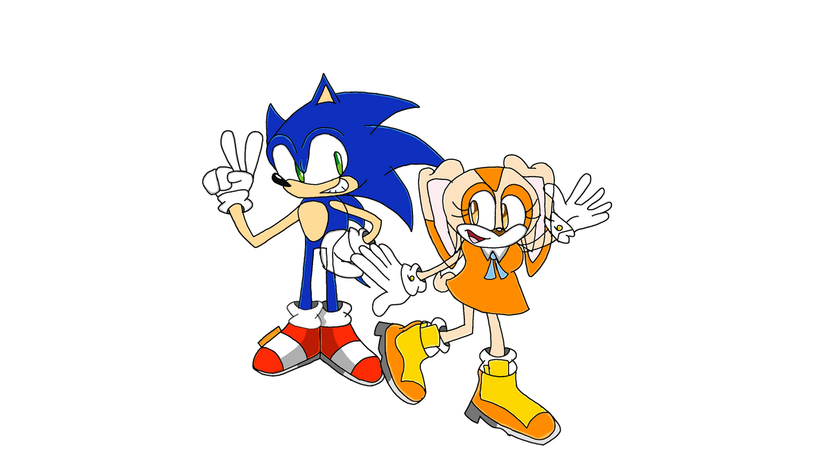 Sonic And Cream Okay Friends By Dreamcastsonic1998yt On Deviantart