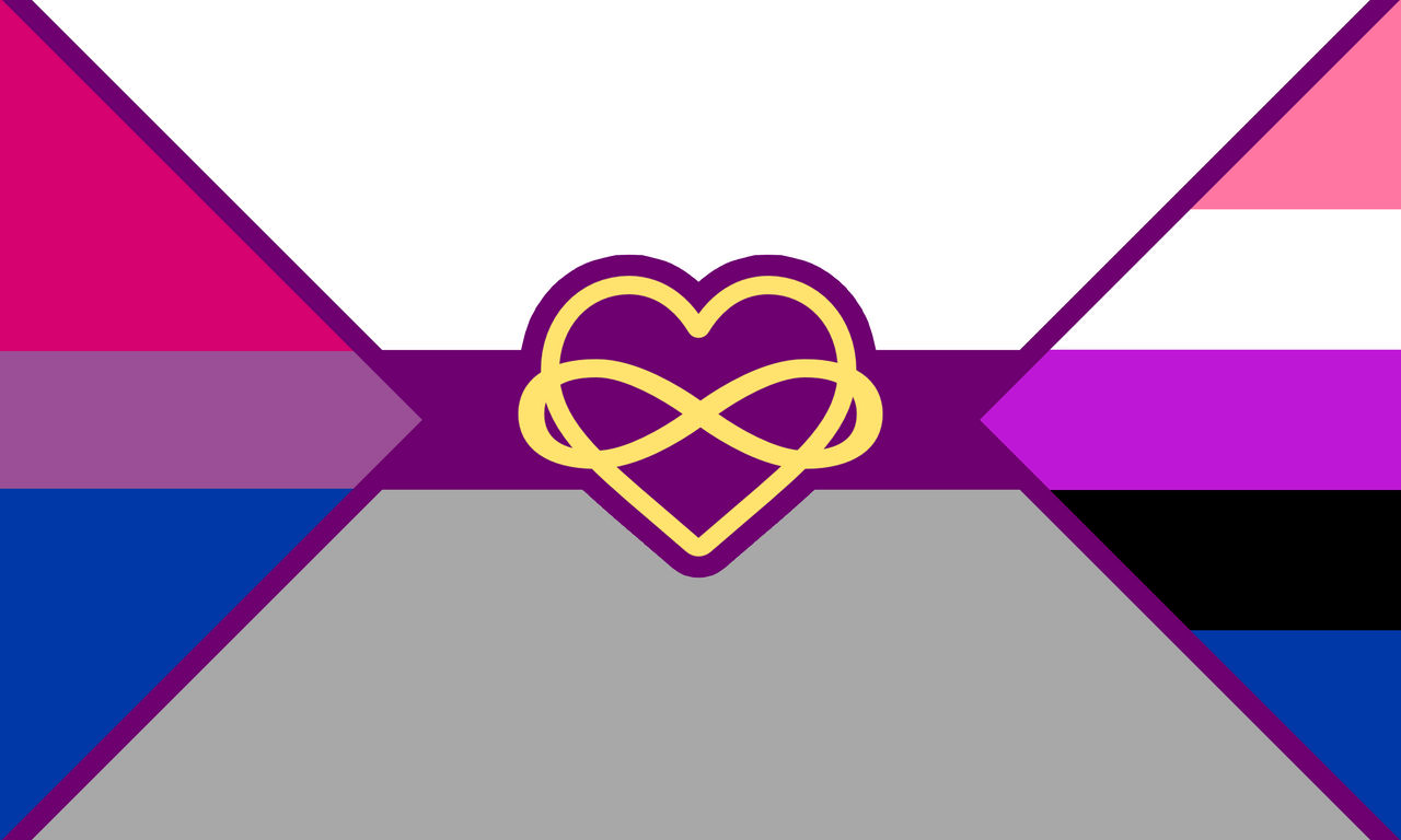 Demisexual Bi Poly Genderfluid Pride Flag By Papabearflags On