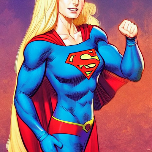 Supergirl With Muscles 2 By Willowtreecat On Deviantart