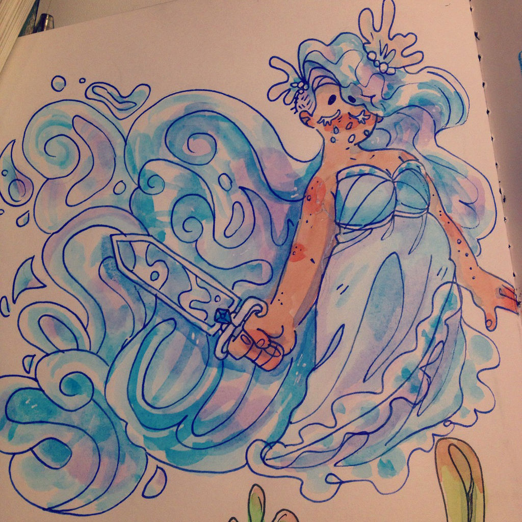 Sea fairy by iLee-Font on DeviantArt Sea fairy by iLee-Font on DeviantArt