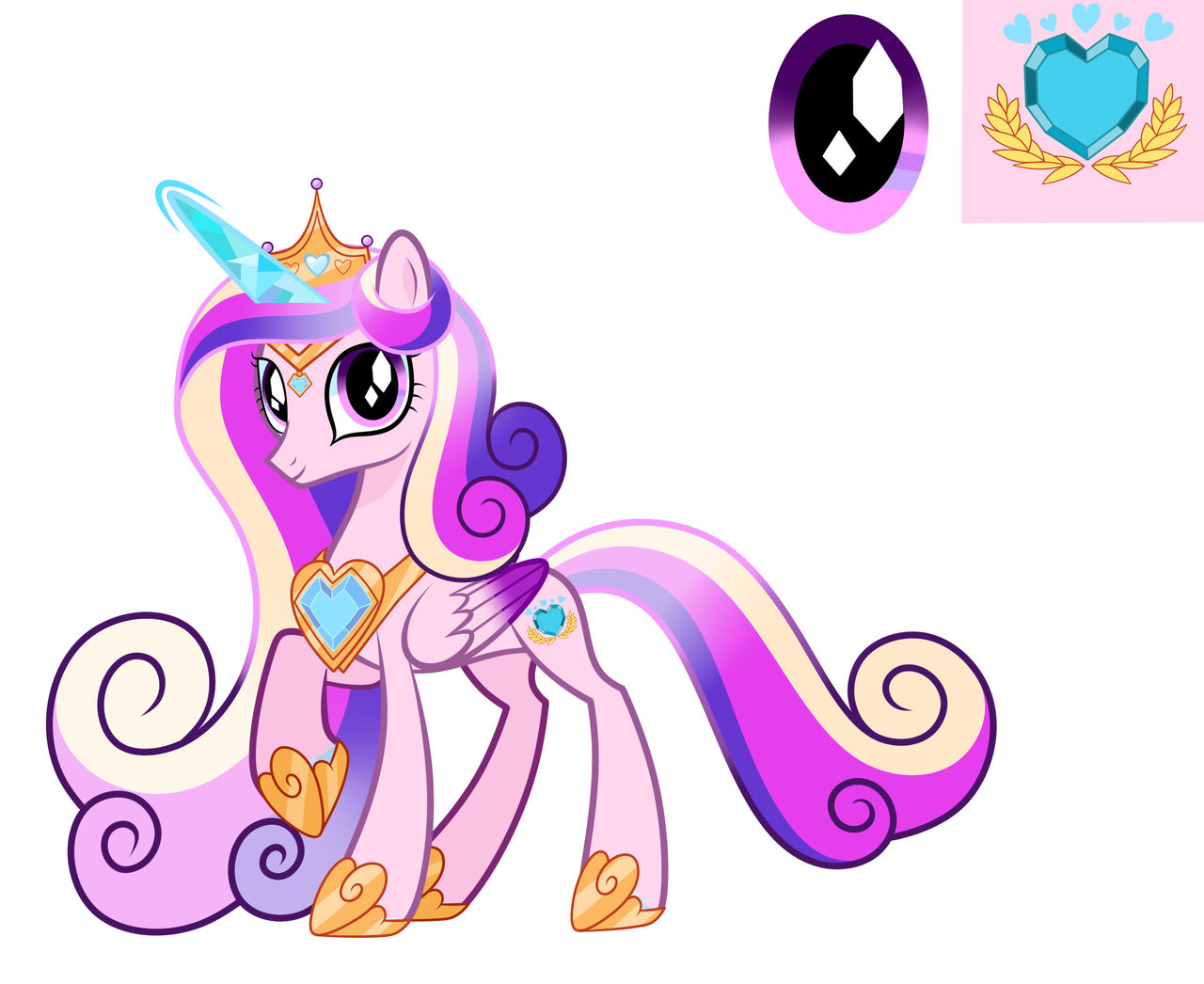 Princess Cadence Redesign By Snowwind69 On Deviantart