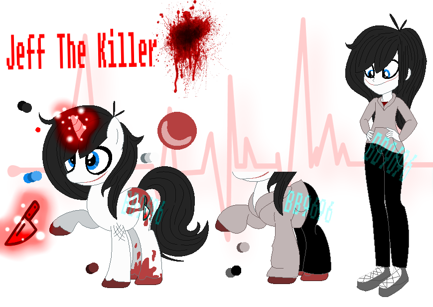 Jeff The Killer Mlp And Eg By Bonbon9696 On Deviantart