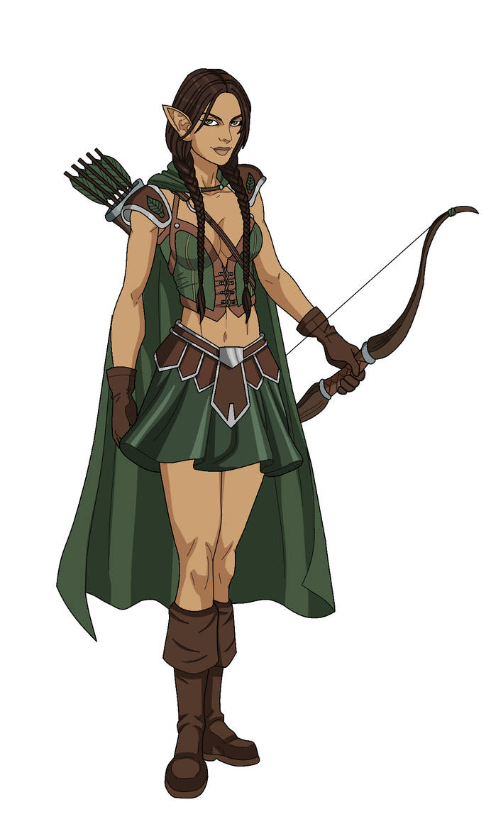 Female Wood Elf Concept Art Forgotten Realms By ForgottenRealmsArt On female-wood-elf-concept-art-forgotten-realms-by-forgottenrealmsart-on