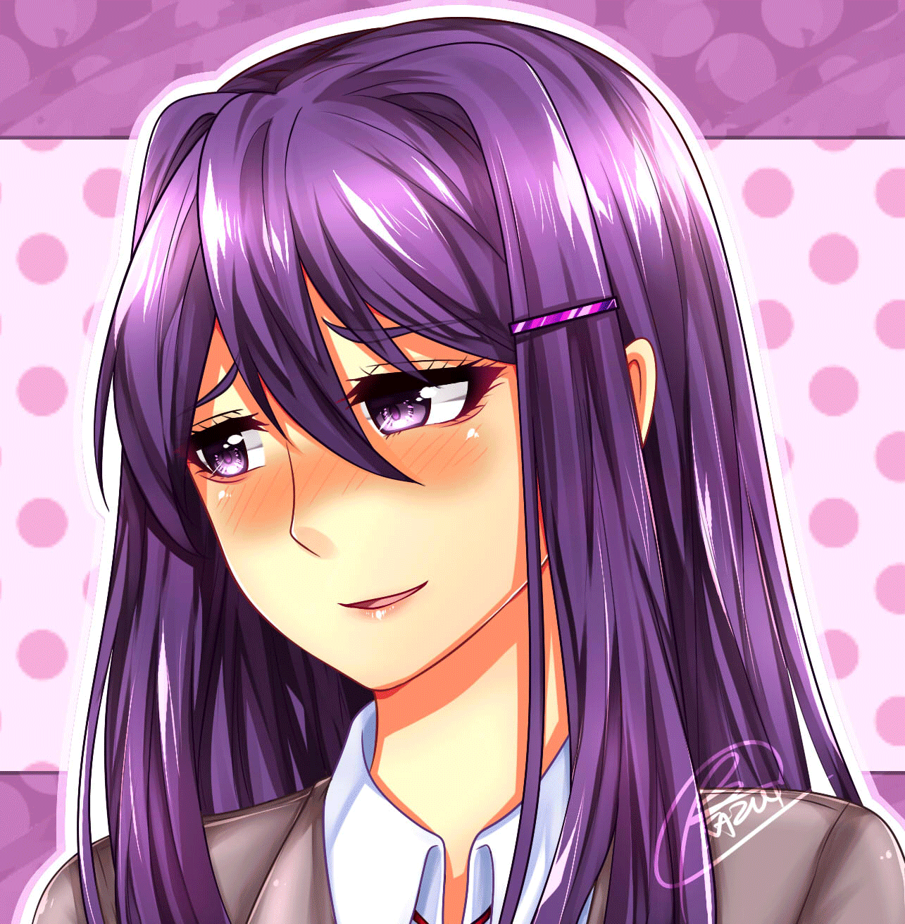Ddlc Yuri By Levichuu On Deviantart