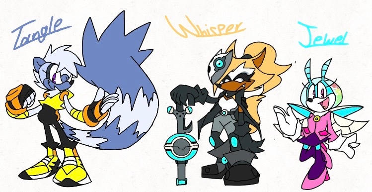 Tangle, Whisper Jewel Redesigns by CalebArtboy15 on DeviantArt Tangle, Whisper Jewel Redesigns by CalebArtboy15 on DeviantArt