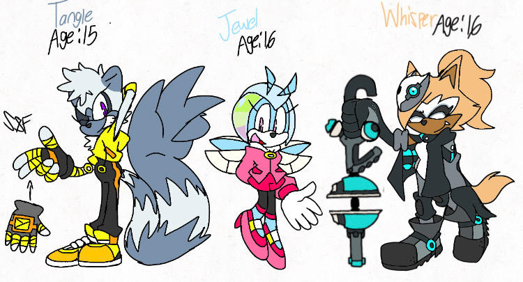 Sonic and Friends Tangle, Jewel Whisper Designs by CalebArtboy15 on ... Sonic and Friends Tangle, Jewel Whisper Designs by CalebArtboy15 on ...