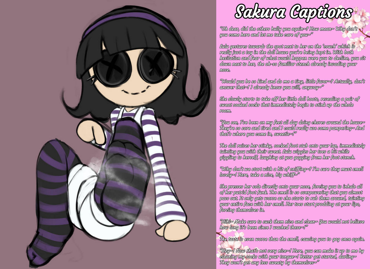 Feet In Lulus Care By Sakuracaptions On Deviantart