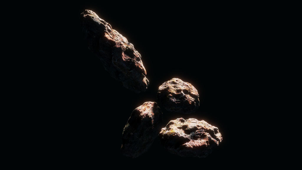 Baked Procedural Asteroids by Validtility on DeviantArt Baked Procedural Asteroids by Validtility on DeviantArt