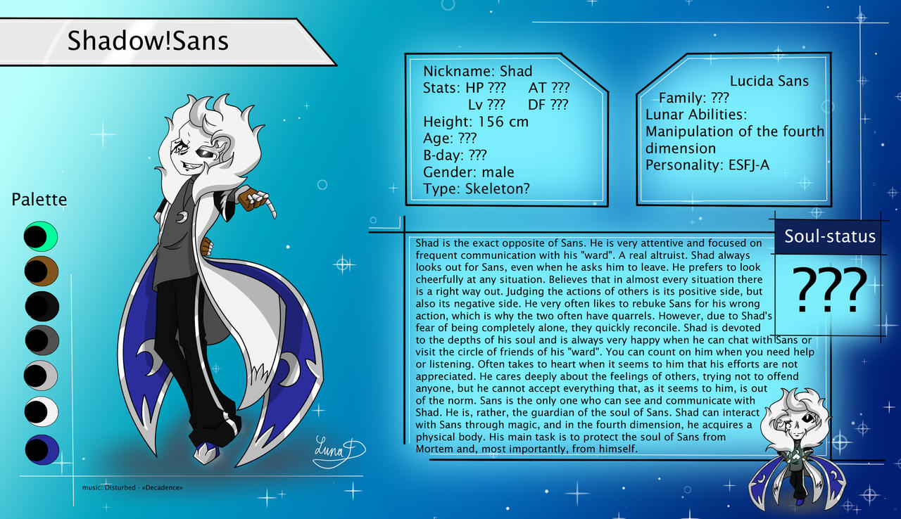 Shadow!Sans Reference Sheet by LunaDarkfox on DeviantArt Shadow!Sans Reference Sheet by LunaDarkfox on DeviantArt