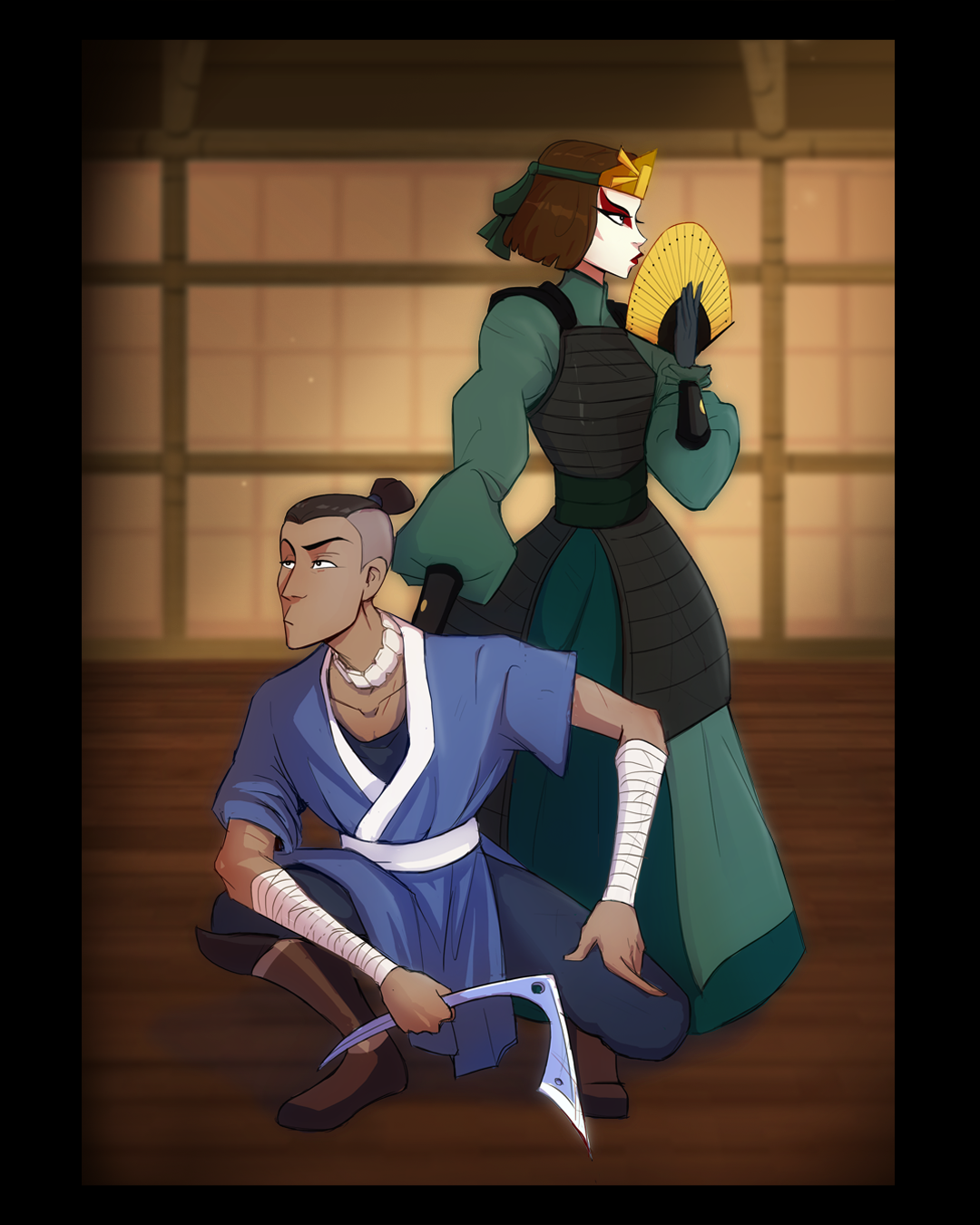 Sokka And Suki By Zatokabolu On Deviantart