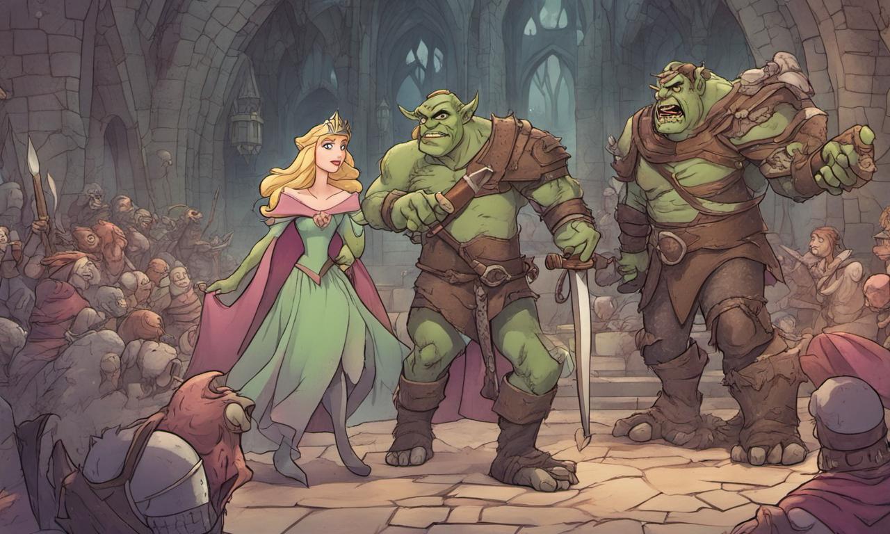 Princess Aurora And The Orcs By Diebestie On Deviantart