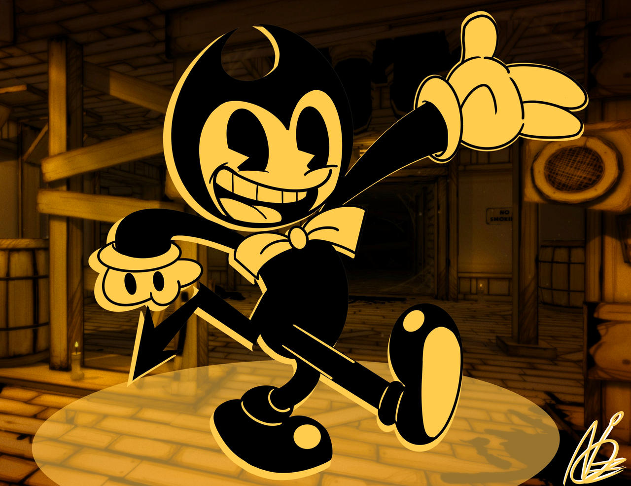 Bendy The Dancing Demon By Sharkanenoa On Deviantart