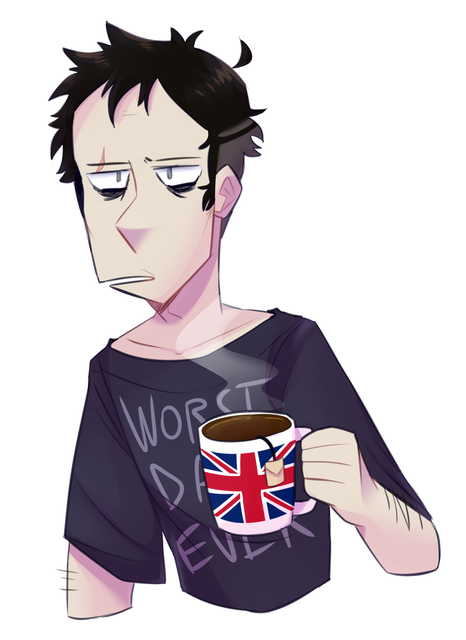 Yea He Also Just Woke Up By Themandarineternal On Deviantart