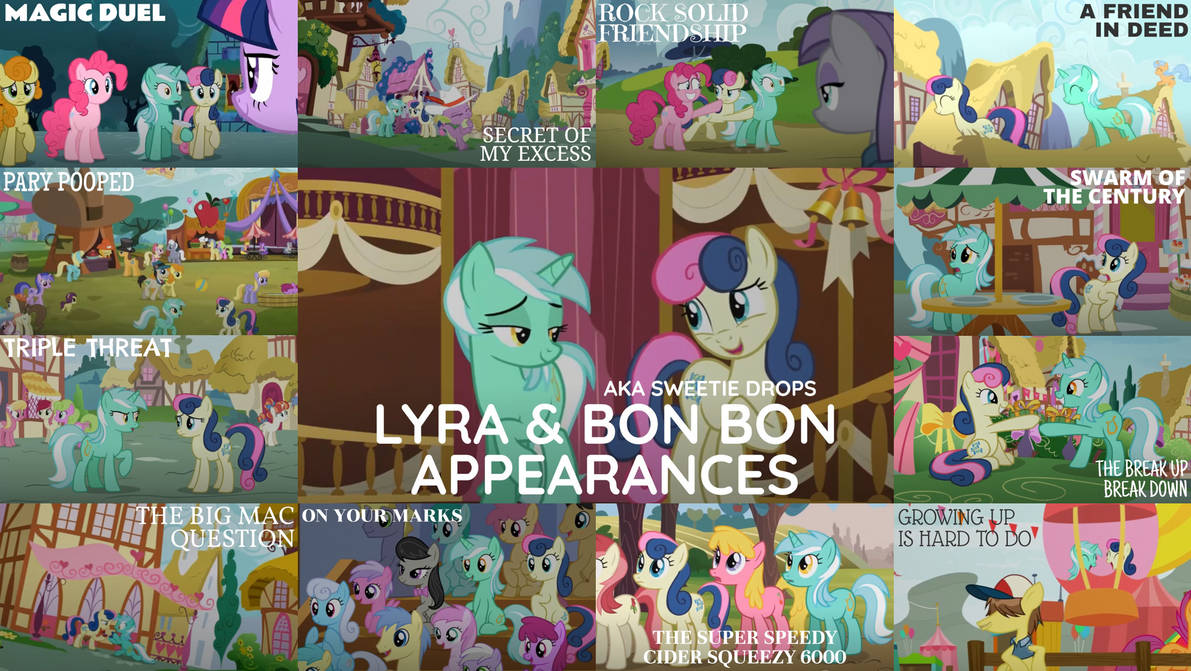 Lyra And Bon Bon By Quoterific On Deviantart
