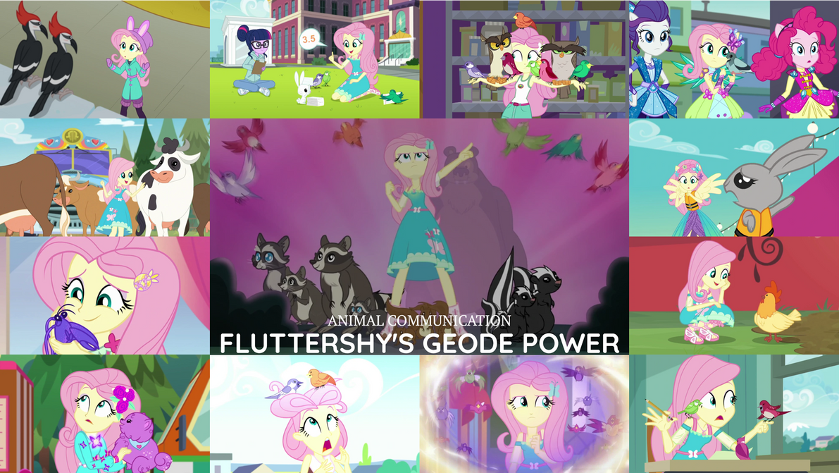 Fluttershys Geode Power By Quoterific On Deviantart