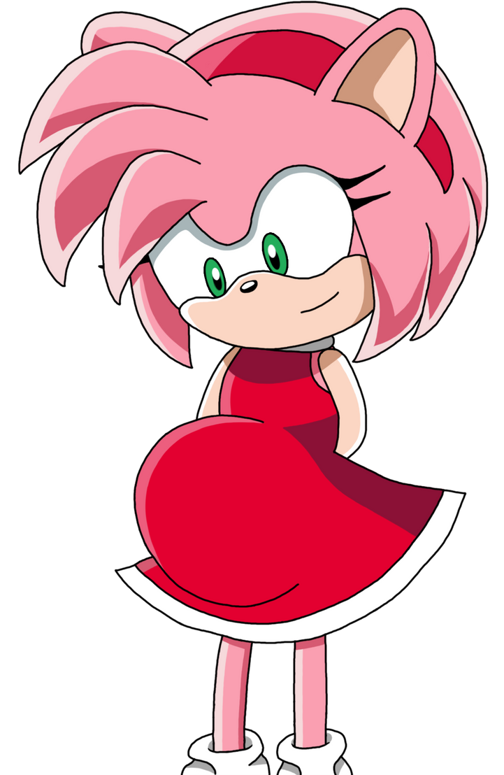 Pregnant Amy Rose 2 Drawing By Shortshaker On Deviantart