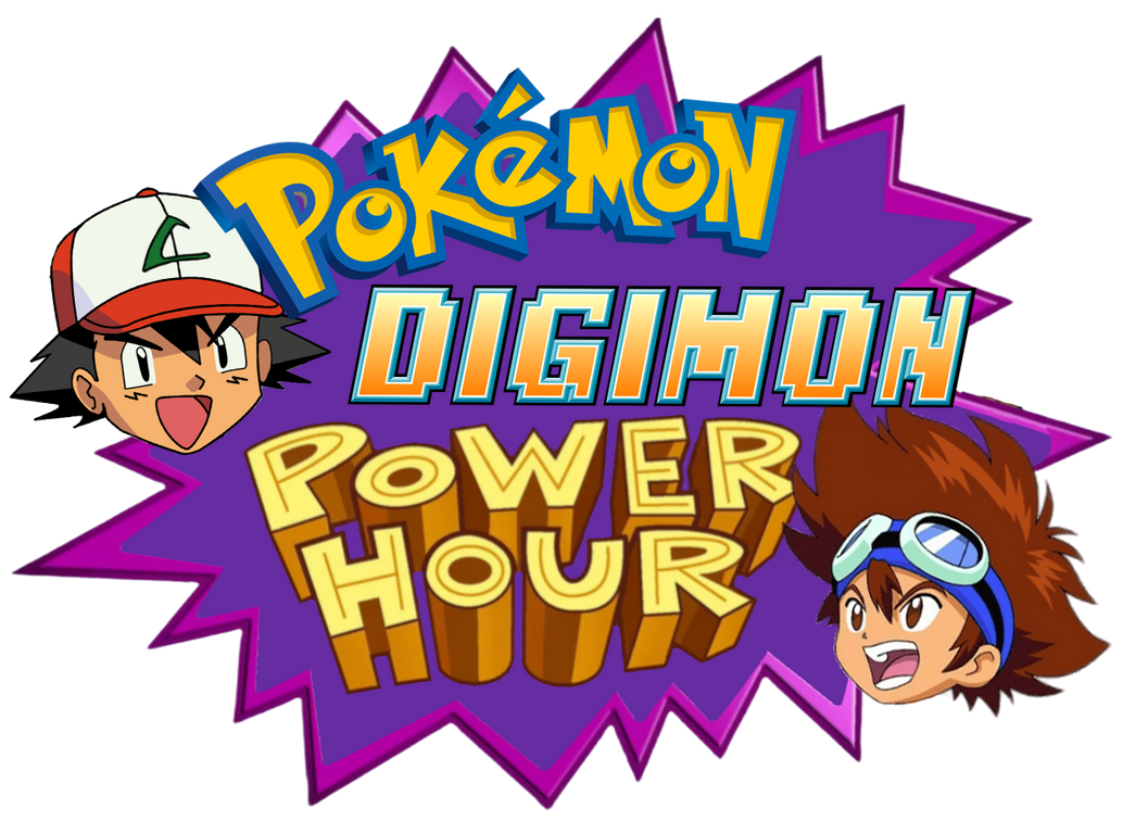 The Pokemon Digimon Power Hour Logo By Shortshaker On Deviantart