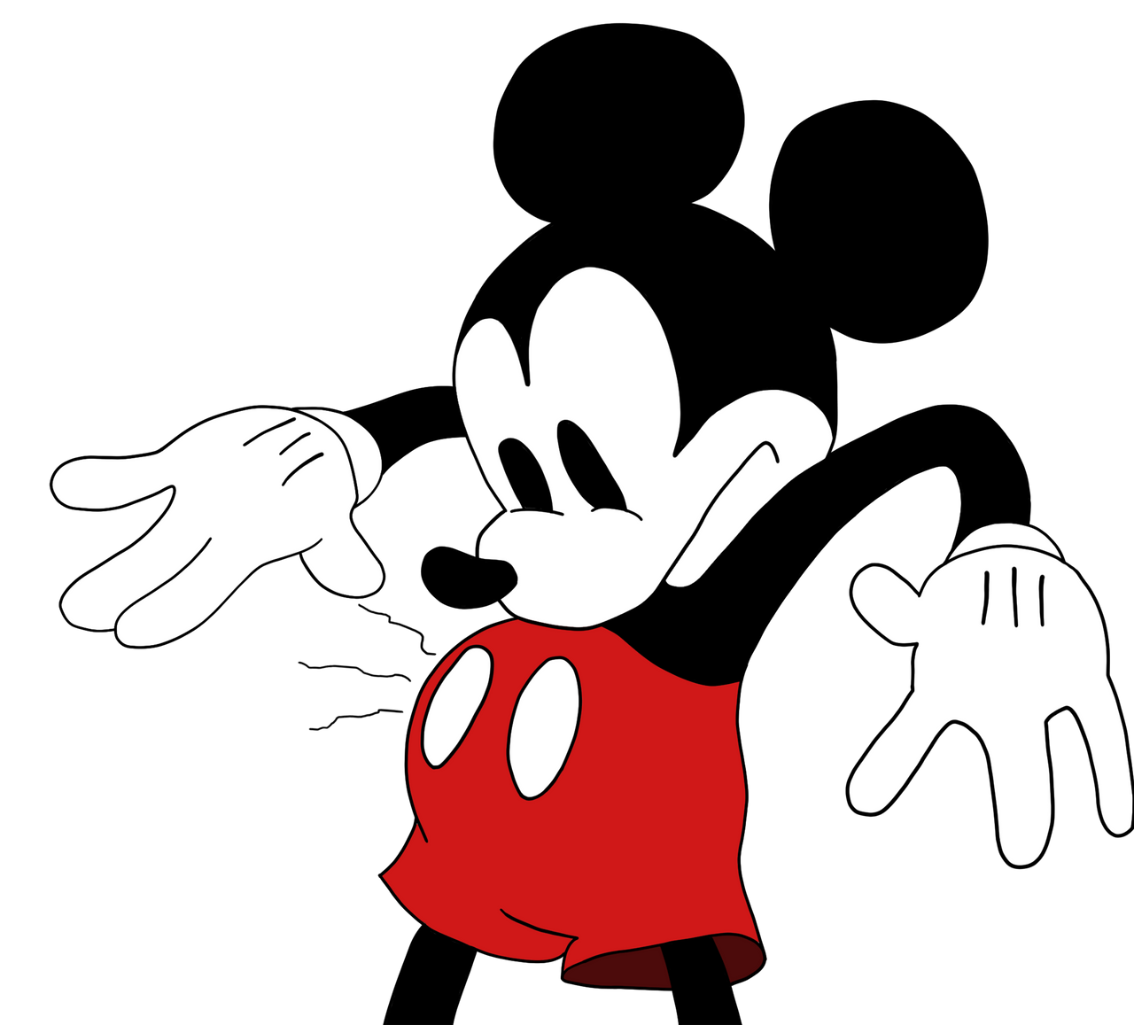Mickeys Big Belly Growl 1 By Shortshaker On Deviantart