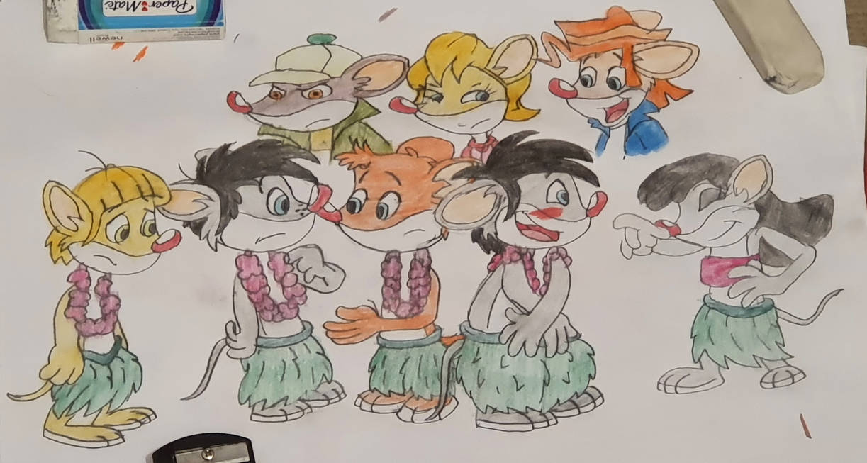 T Art Hula Mice By Spencershiftybentley On Deviantart
