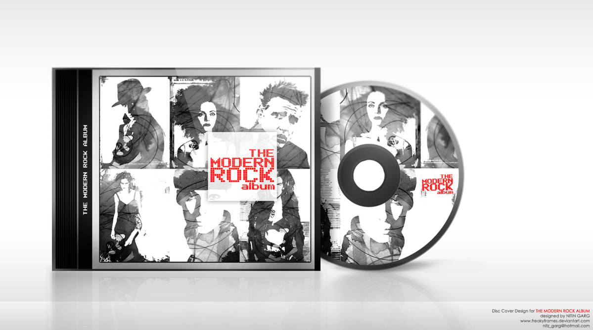 Modern Rock Album-disc cover. by freakyframes on DeviantArt
