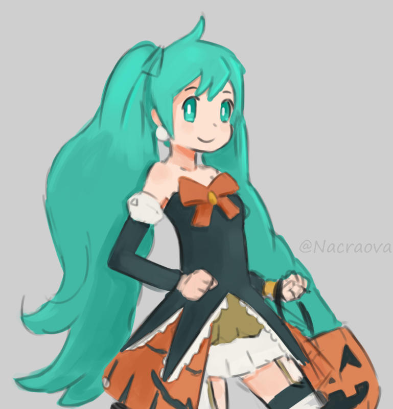 Hatsune Miku Halloween By Nacraova On Deviantart