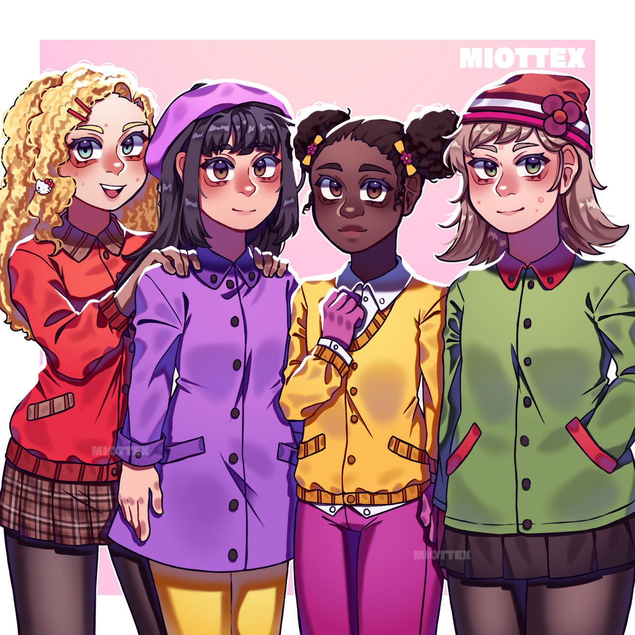 South Park Girls By Miottex On Deviantart