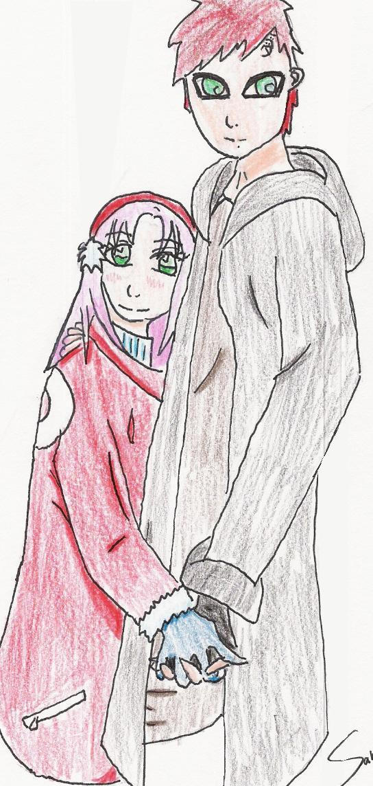 GaaSaku-Winter-Colored by Sakiko-chan on DeviantArt