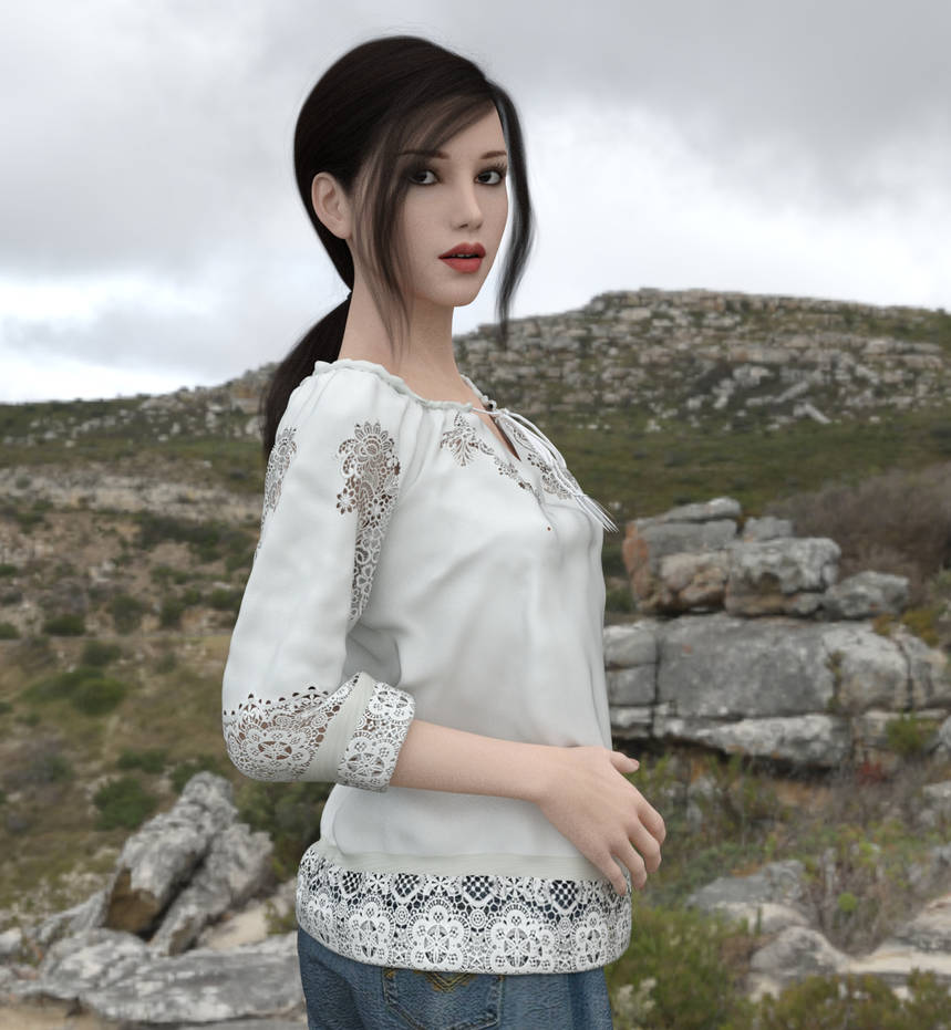 Vi In Lacy Blouse Turning By Dazinbane On Deviantart
