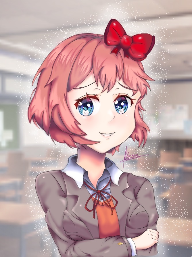 Sayori Fan Art 2022 August Reupload By Urangod235 On Deviantart