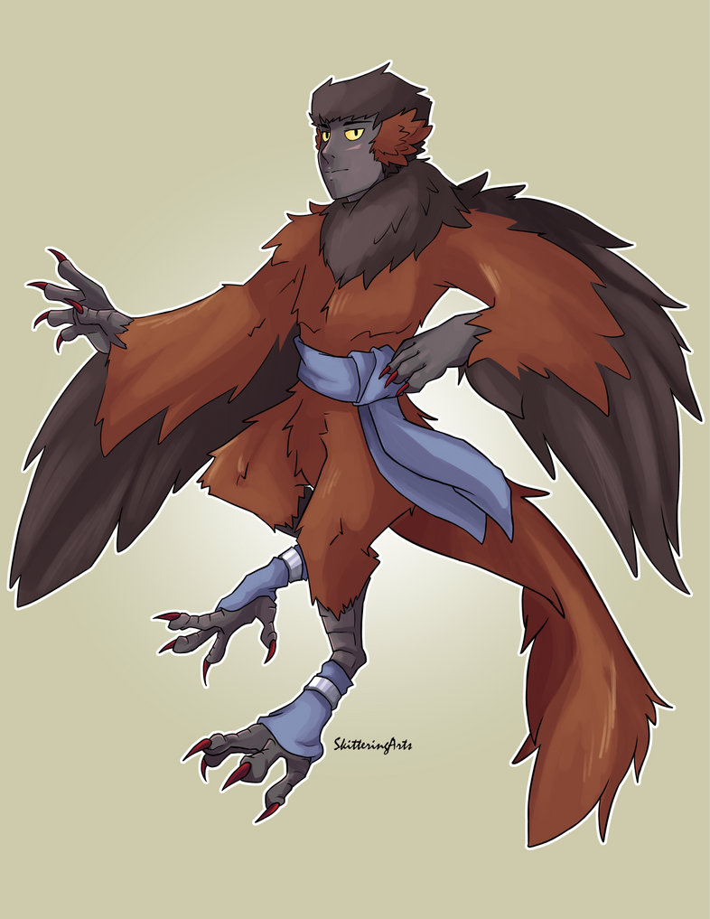 Libero Harpy Oc By Skitteringarts On Deviantart
