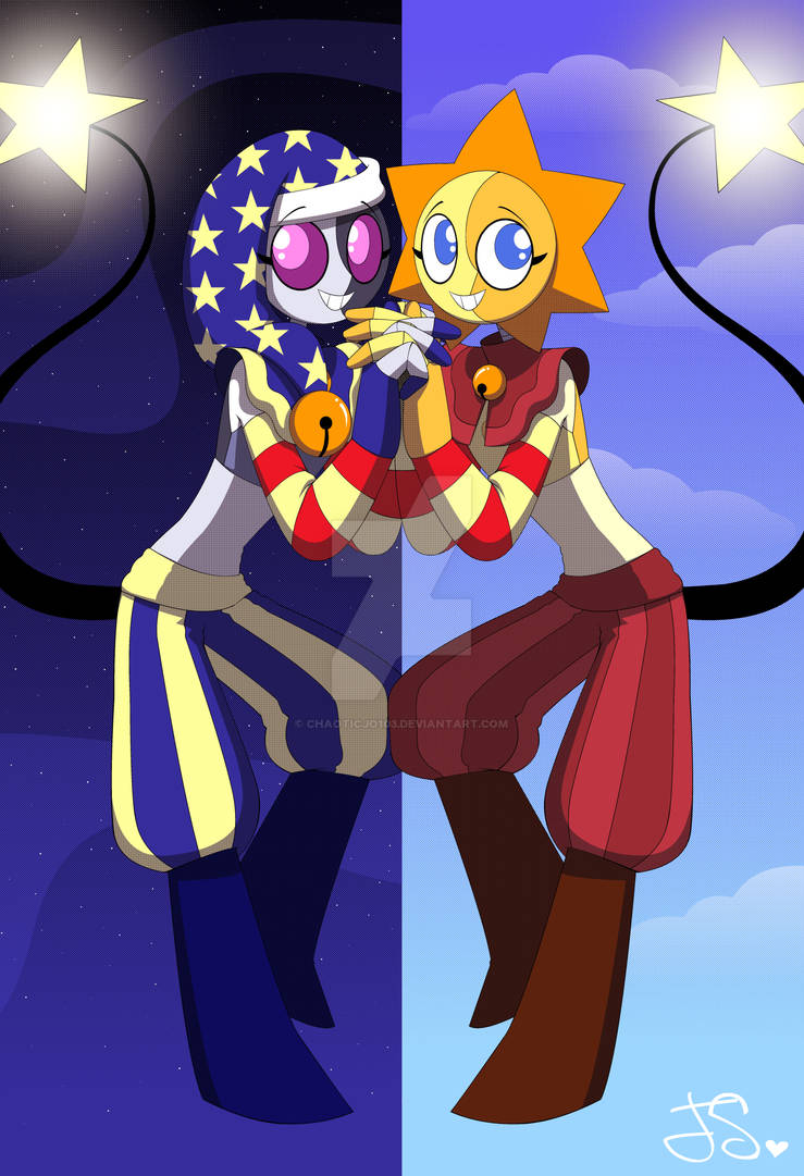 Fnaf Security Breach Sundrop And Moondrop By Chaoticjo103 On Deviantart