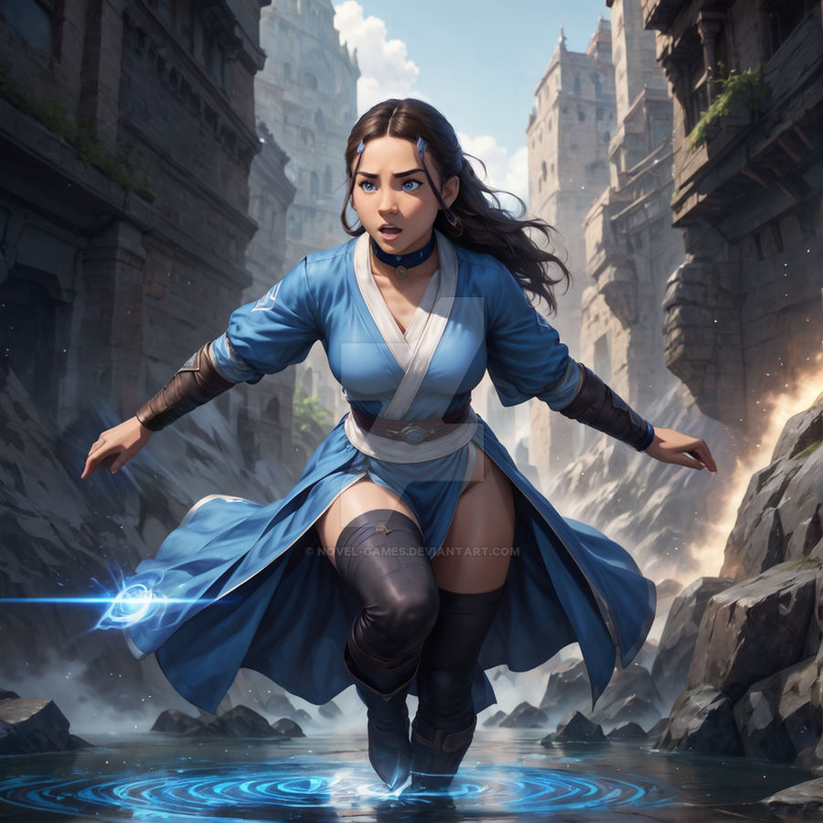 Katara Fan Art Parody By Novel Games On Deviantart