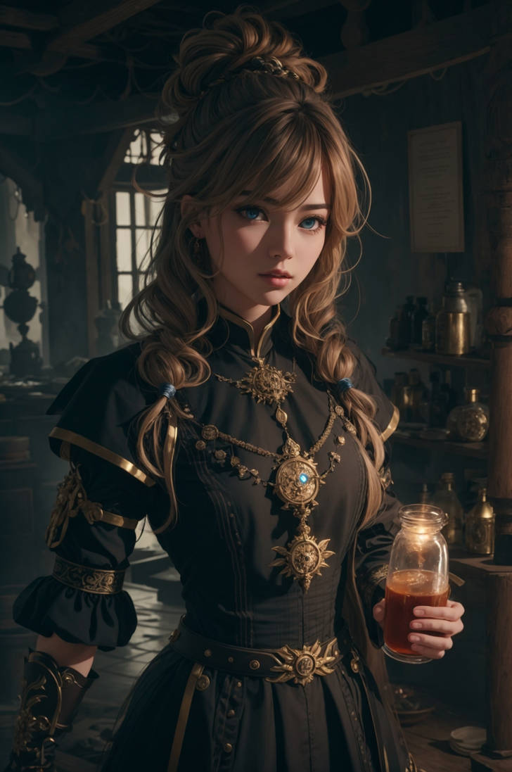 Alchemist girl, Prepare for experiment by Psilenz on DeviantArt Alchemist girl, Prepare for experiment by Psilenz on DeviantArt