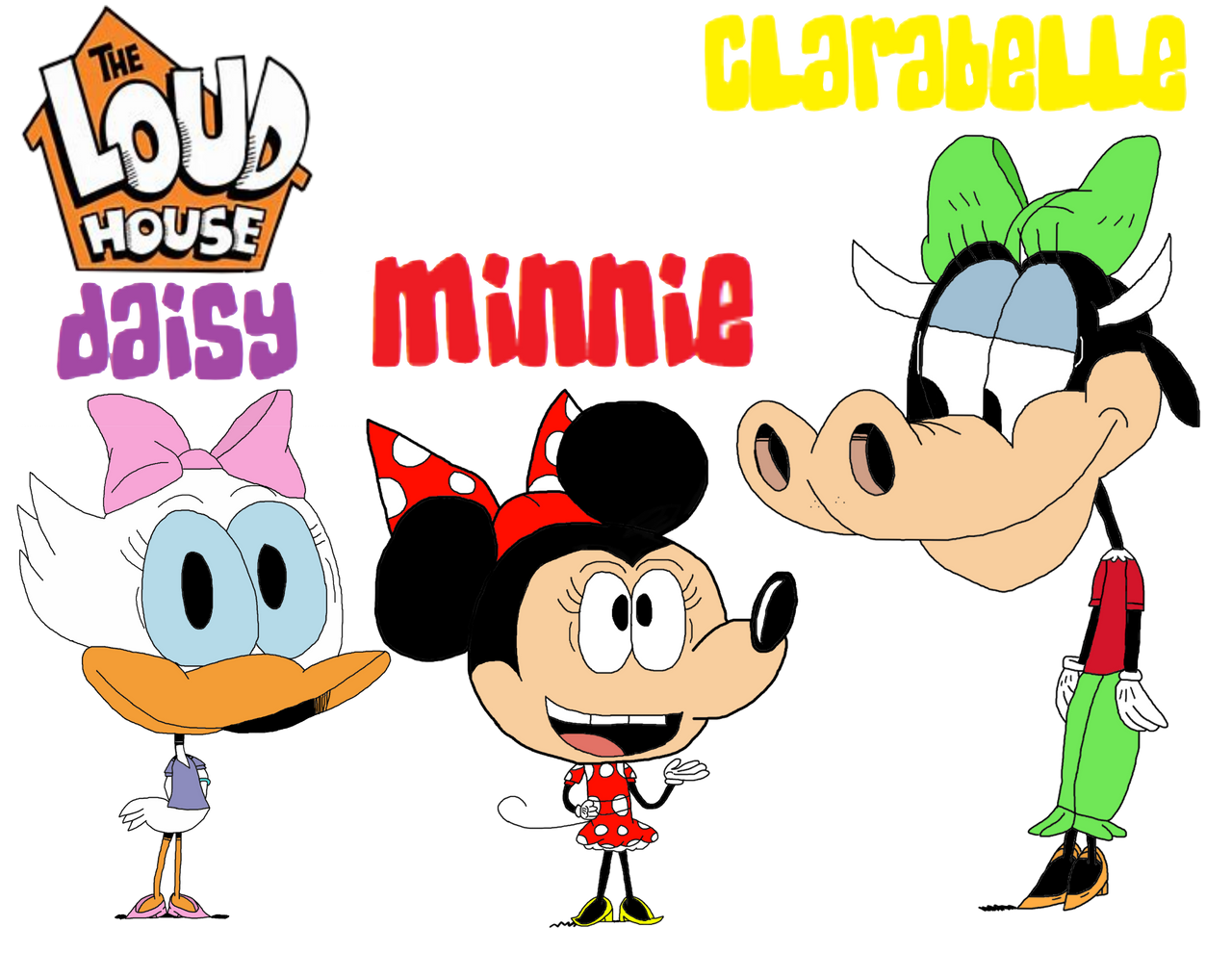 Minnie, Daisy and Clarabelle: (TLH Style) by josias0303 on DeviantArt Minnie, Daisy and Clarabelle: (TLH Style) by josias0303 on DeviantArt