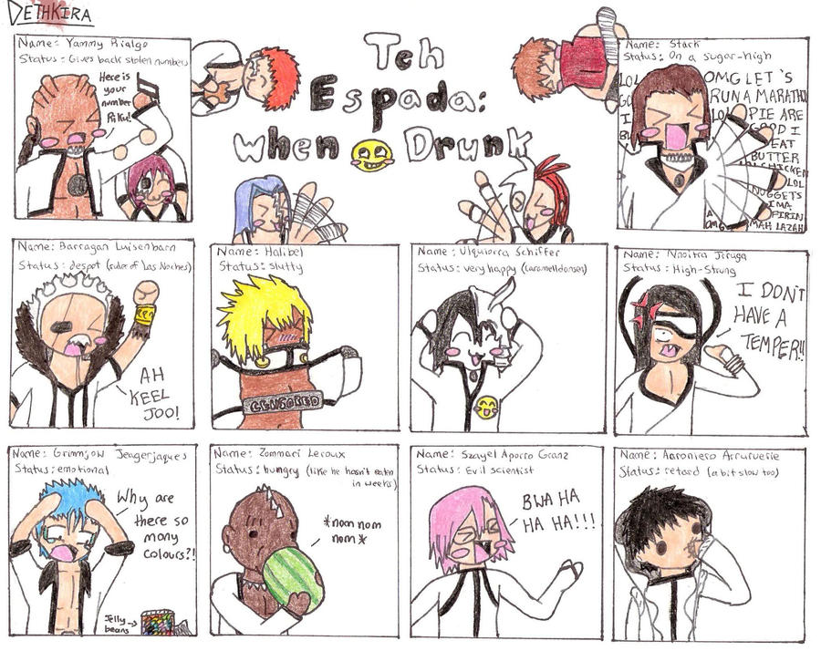 The Espada When Drunk By Dethkira On Deviantart