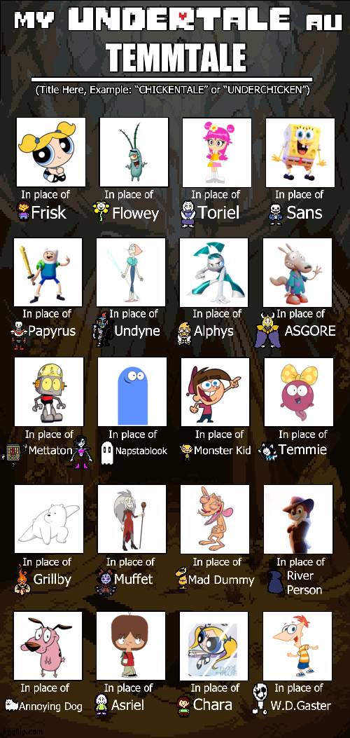 Undertale Cast Meme by MisterCraigBoi on DeviantArt Undertale Cast Meme by MisterCraigBoi on DeviantArt