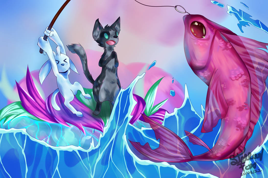 Ori and Moki fishing in Luma Pools by StellarFox03 on DeviantArt Ori and Moki fishing in Luma Pools by StellarFox03 on DeviantArt