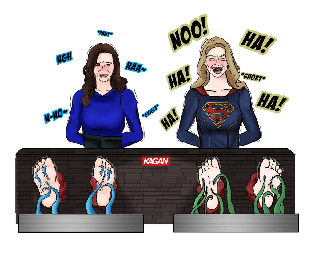 Arrowverse Tickling Supergirl And Caitlin Snow By Erimoto 99 On Deviantart