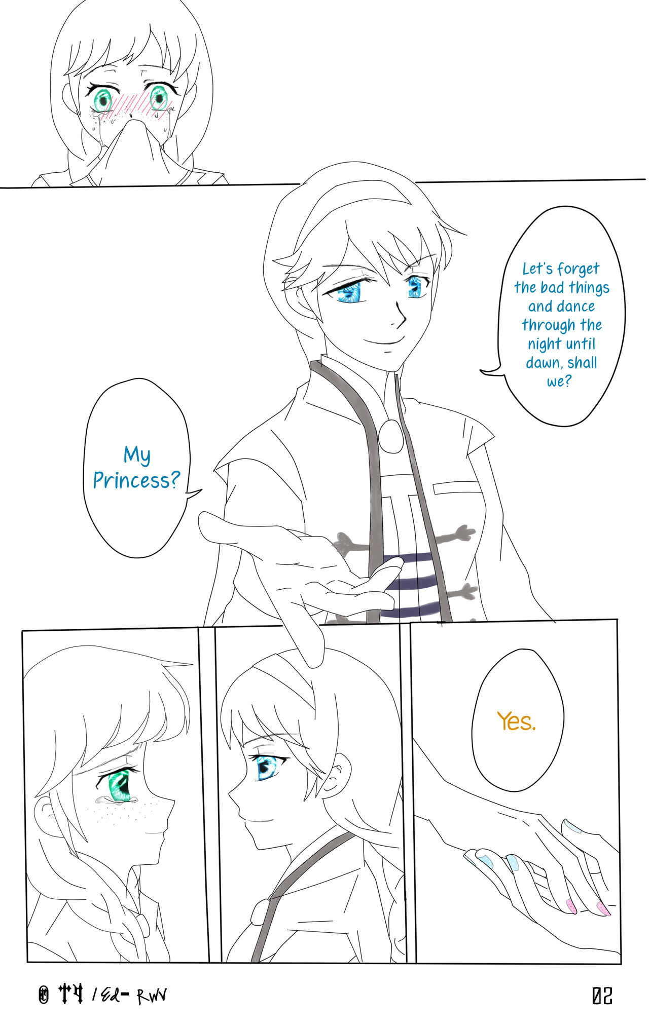 Elsanna Frozen Shall We Dance 02 By Shizuru1412 On Deviantart