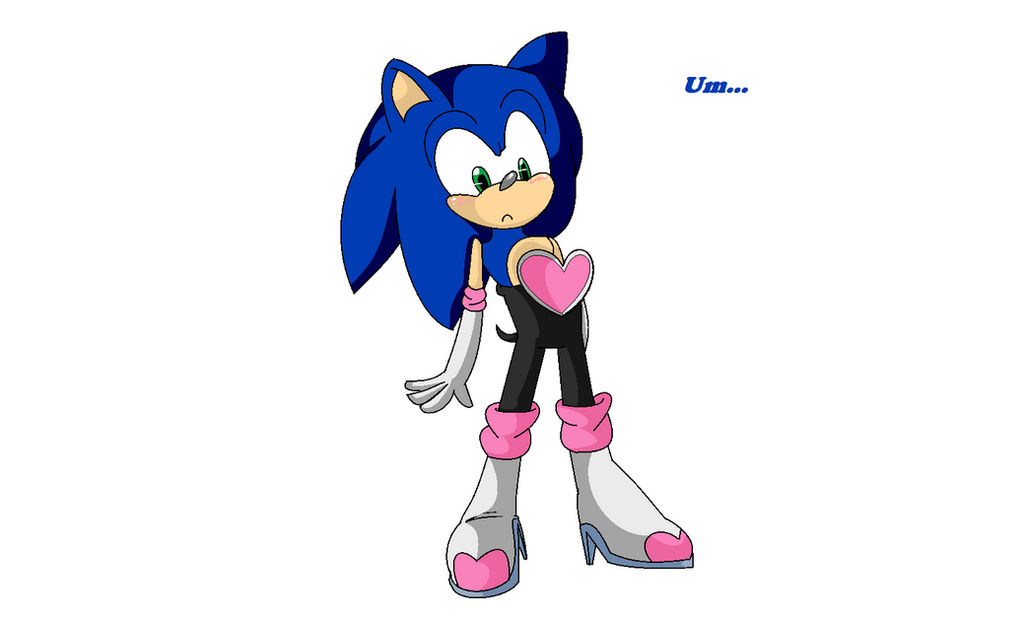 Sonic In Rouges Clothes By Gusher298 On Deviantart