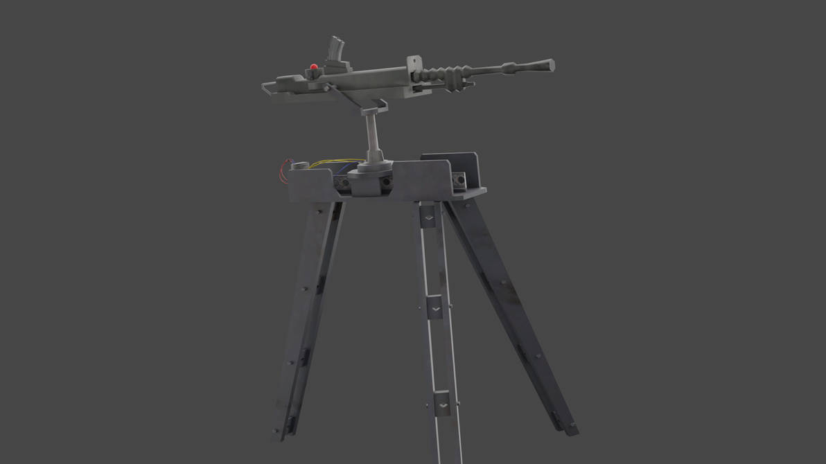 Lethal Company Turret 3d Model Fbx By Reteretei On Deviantart