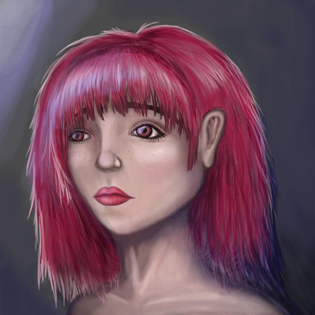 Pink Hair Girl By Alisha2410 On Deviantart