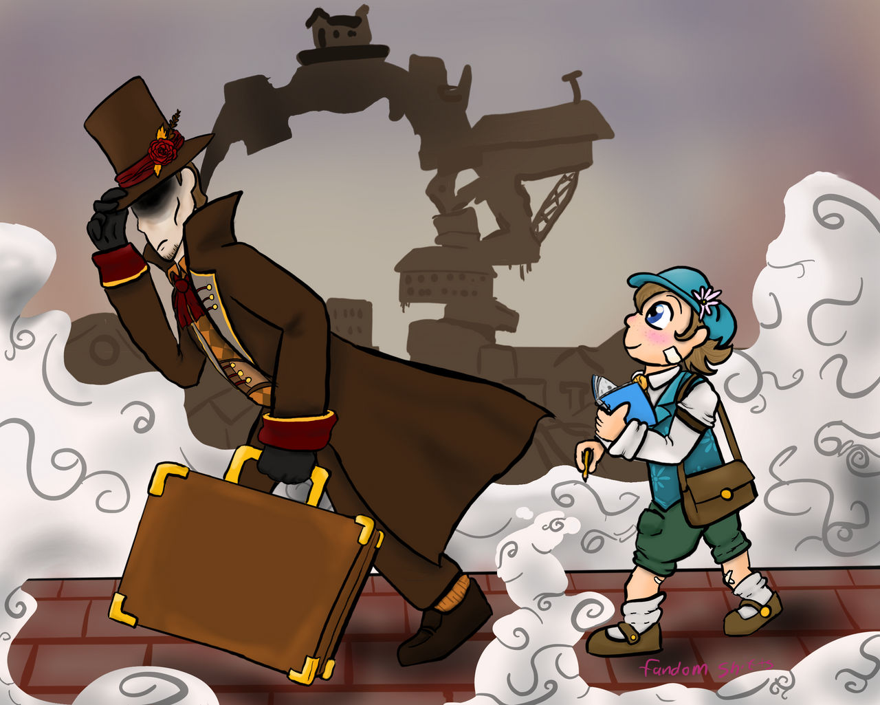 Dark Layton By Corinnetheelementest On Deviantart